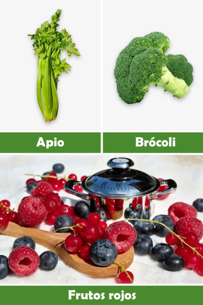 Jugo De Frutos Rojos, Brócoli Y Apio - Sobre Jugos