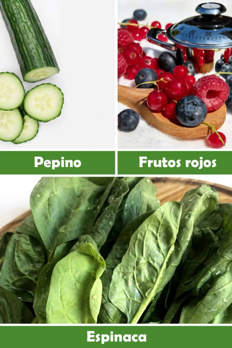 Jugo De Frutos Rojos, Pepino Y Espinaca - Sobre Jugos