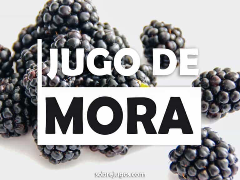 Jugo De Mora: Receta En 3 Pasos Y Beneficios